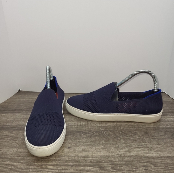 Rothy's | Shoes | Rothys The Sneaker Maritime Lattice Stitch Navy Slip ...